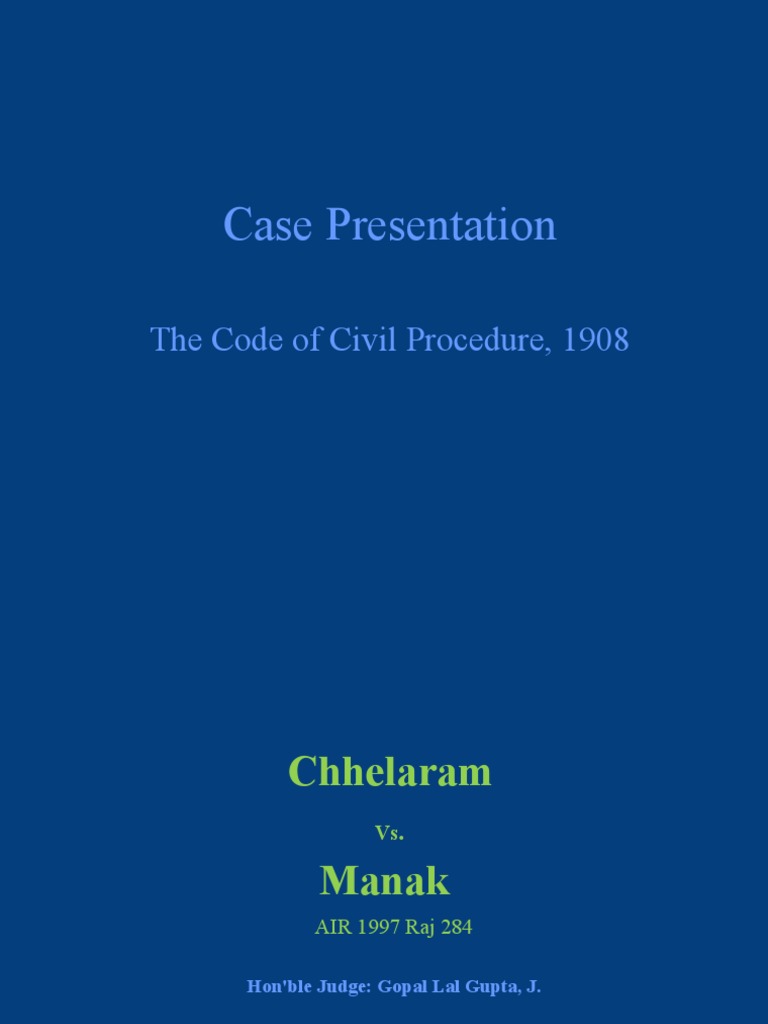 CPC Case: Decree Definition Clarified | PDF | Lawsuit | Appeal