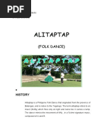 History of Alitaptap Folk Dance | PDF