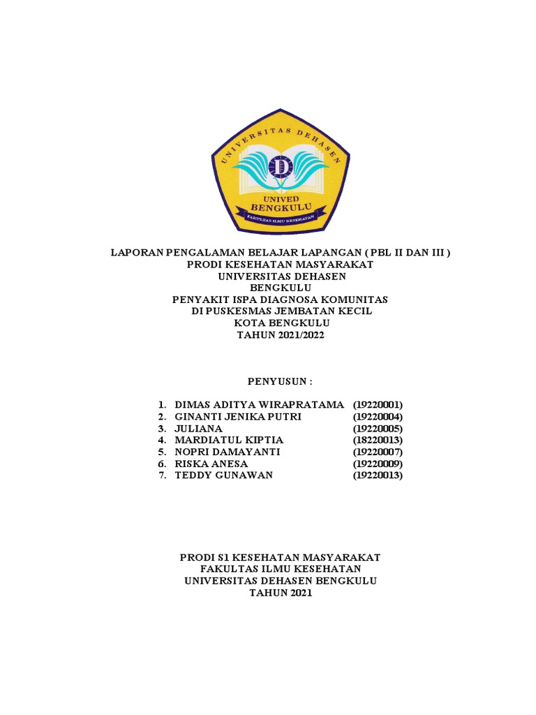 Contoh PBL II Dan III Revisian 15 | PDF | Ilmu Sosial | Kesehatan Holistik