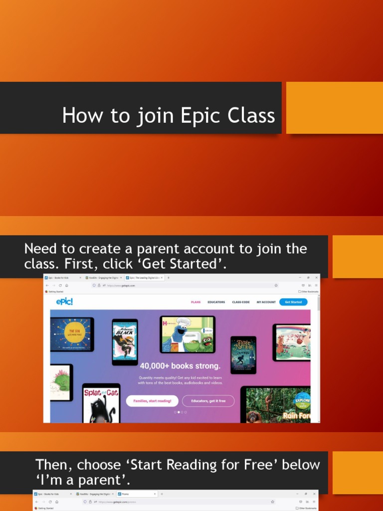 How To Join Into The Epic Class | PDF