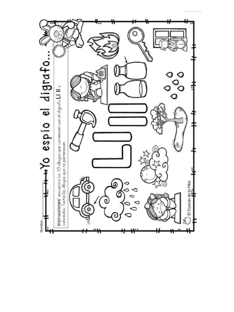 ACTIVIDADES CON LA LETRA LL | PDF