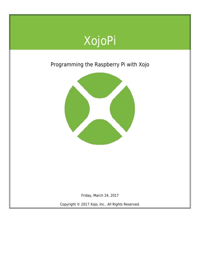 Xojopi: Programming The Raspberry Pi With Xojo | PDF | Boolean Data Type | Control Flow