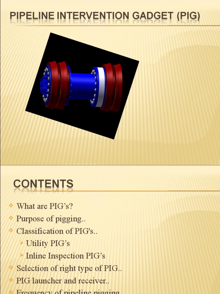 Pipeline Intervention Gadget (Pig) | PDF | Pipeline Transport ...