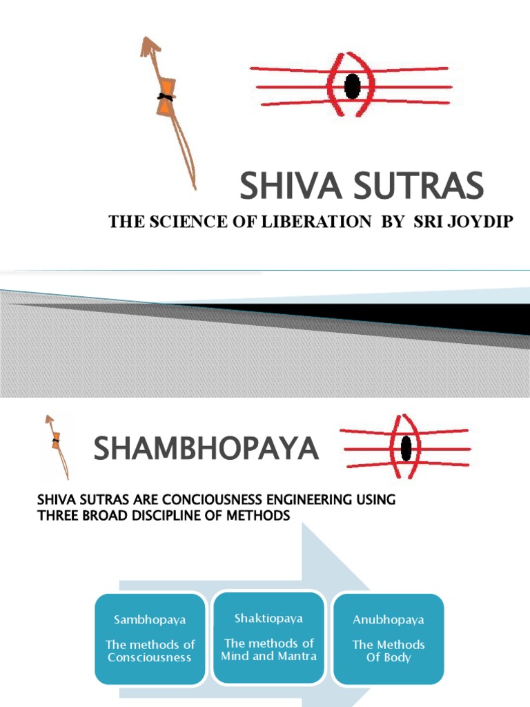Shiva Sutras: The Science of Liberation by Sri Joydip | PDF