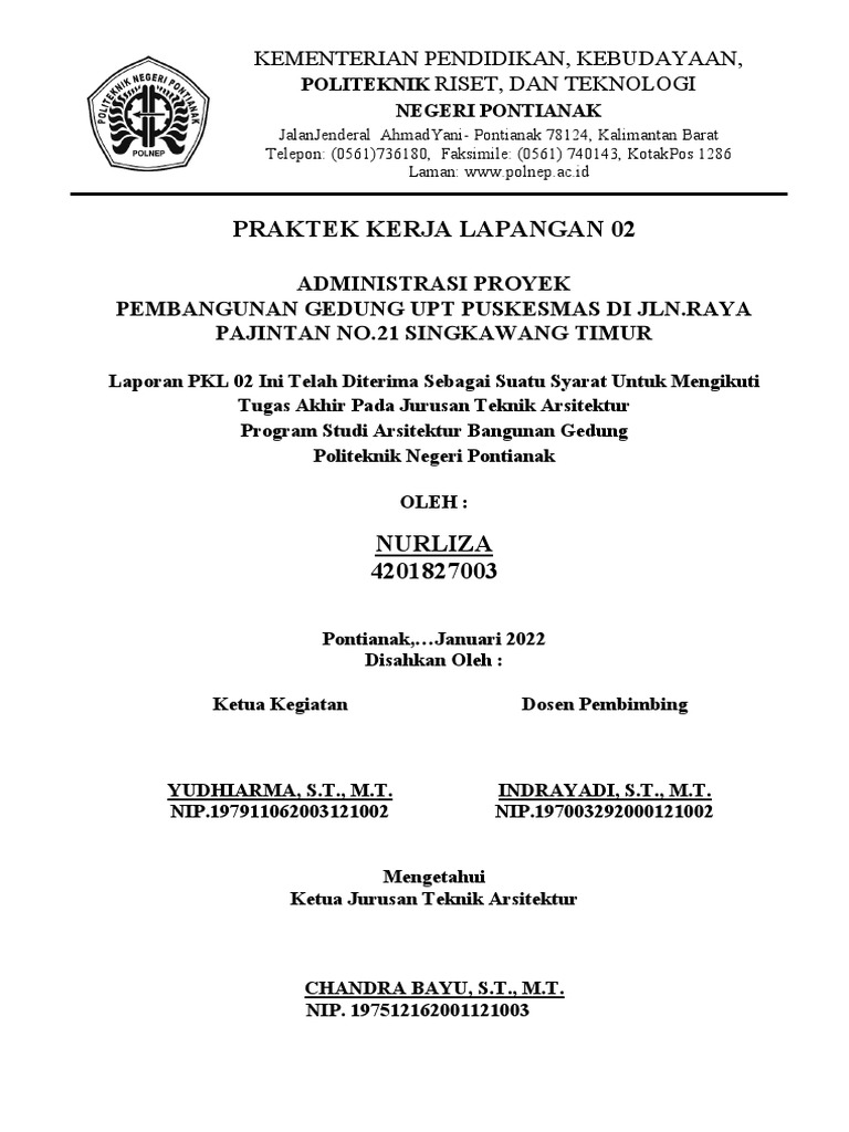 KOP Lembar Pengesahan | PDF