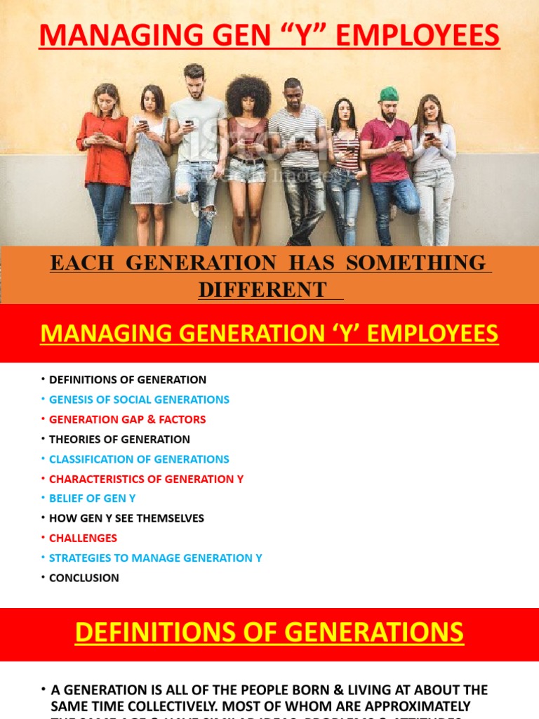 Generation y | PDF | Behavioural Sciences | Human Development
