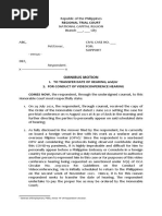 Motion For Early Resolution Sample | PDF | Common Law | Social Institutions