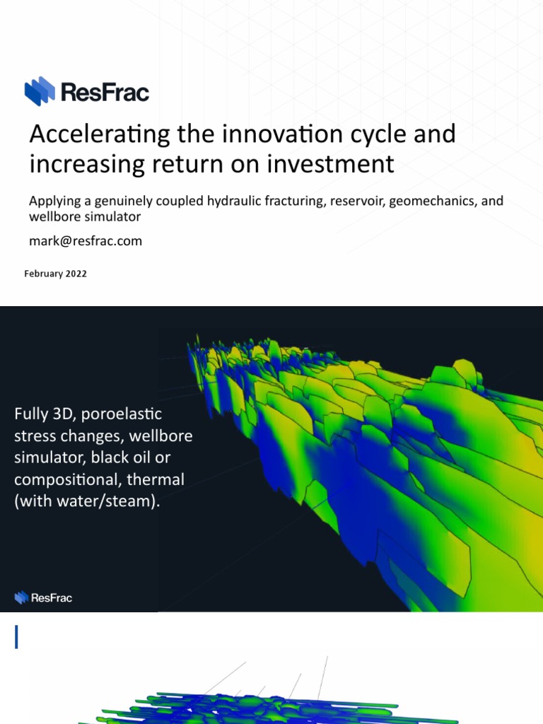 ResFrac Introduction HFTC Feb 2022 | PDF | Simulation | Mathematical ...