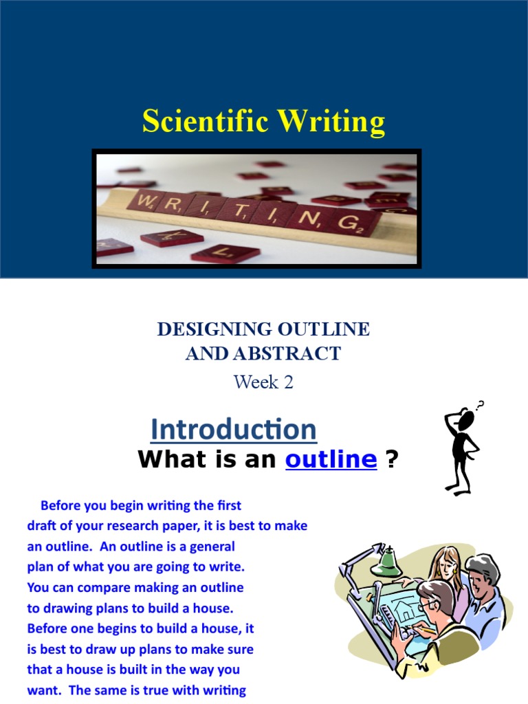 Scientific Writing: Designing Outline and Abstract | PDF | Essays | Science