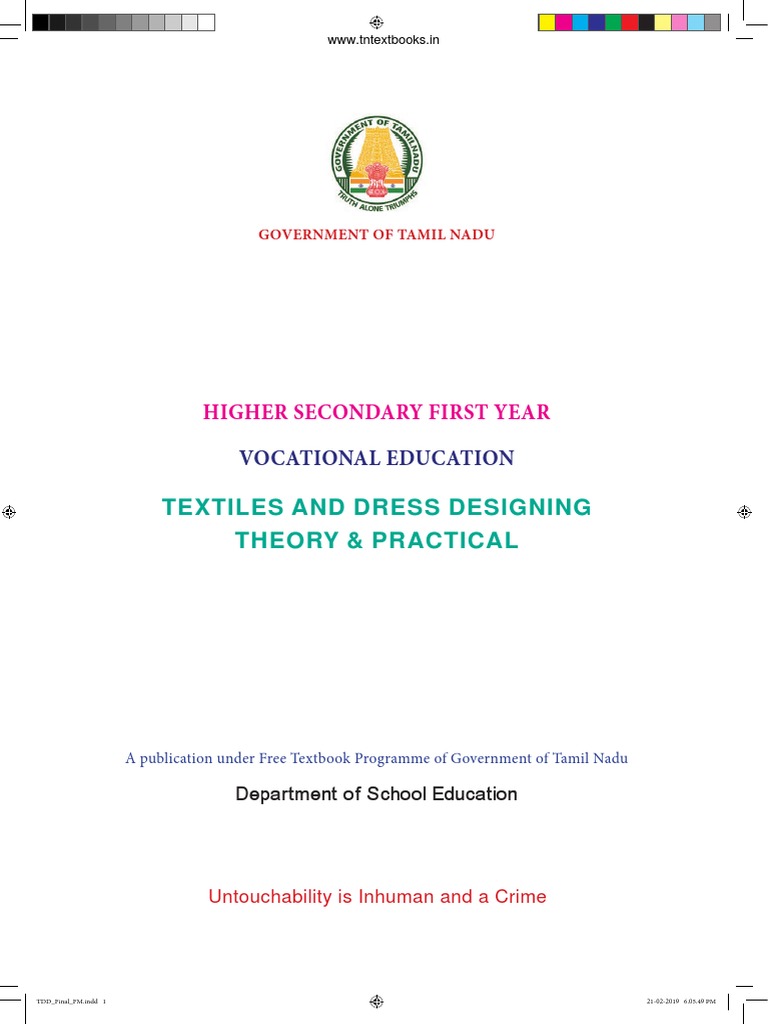 11th Textiles and Dress Designing EM - WWW - Tntextbooks.in | PDF ...