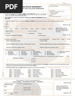 BPSU Application Form | PDF