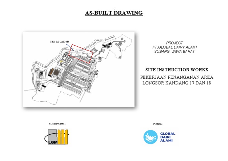 As-Built Drawing: Site Instruction Works | PDF