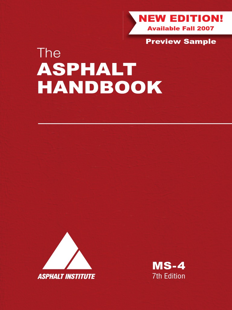 PDF Ms 4 7th Ed Contents Asphalt DL | PDF