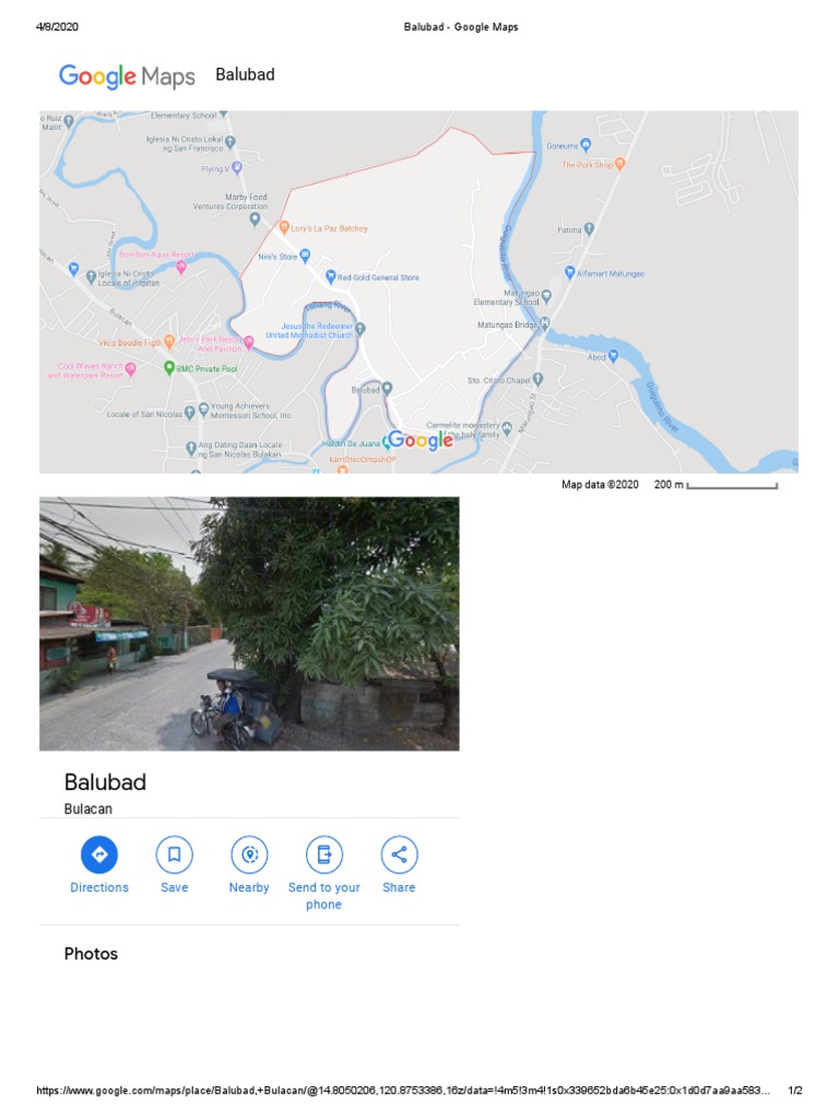 Balubad Location on Google Maps | PDF
