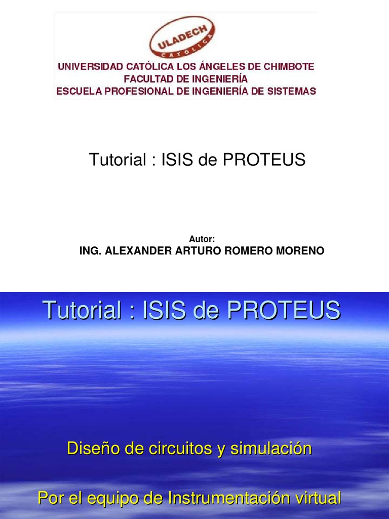 Tutorial Isis Proteus | PDF | Ventana (informática) | Placa de circuito ...