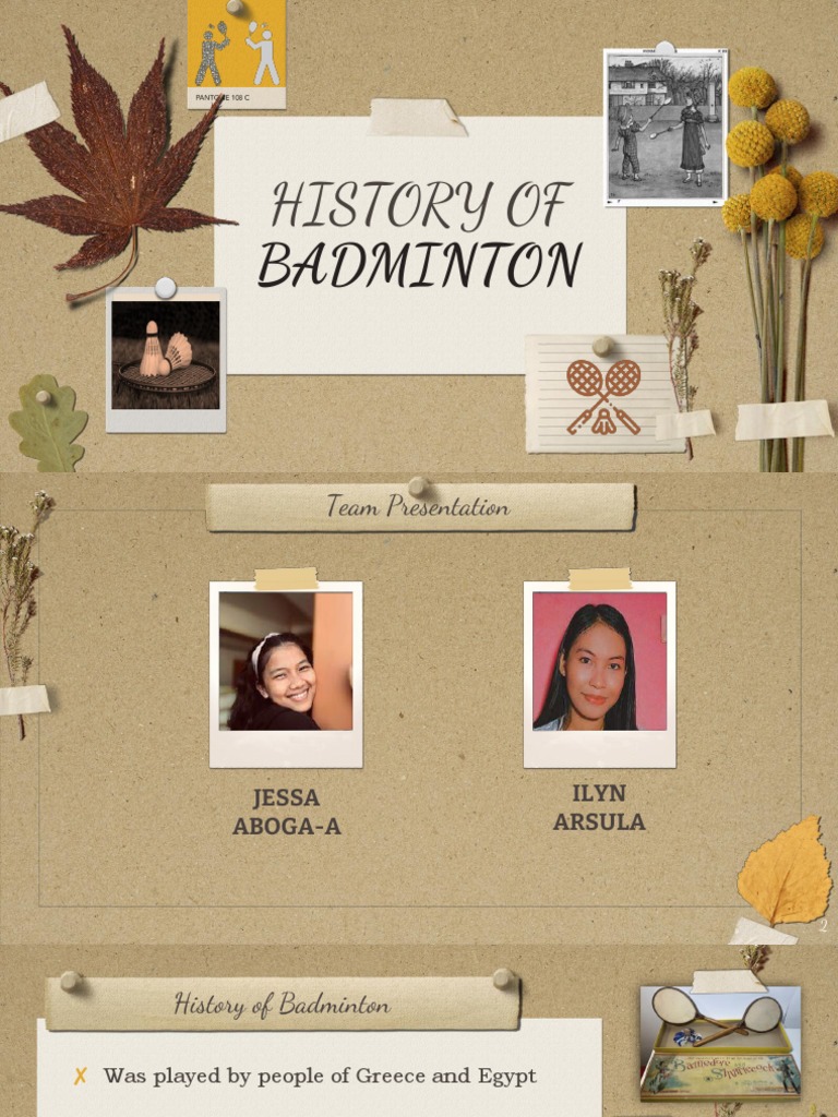 The Development and Globalization of Badminton: From Ancient Origins to ...