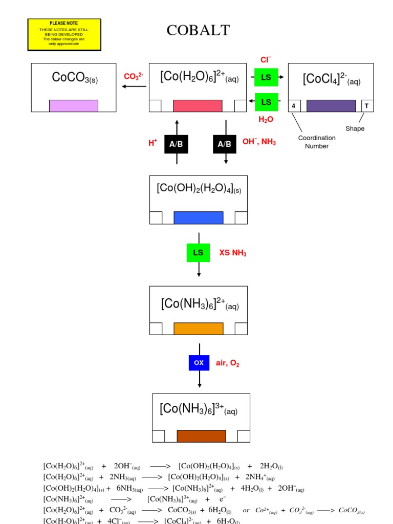 Transition Metals | PDF | Cobalt | Chromium