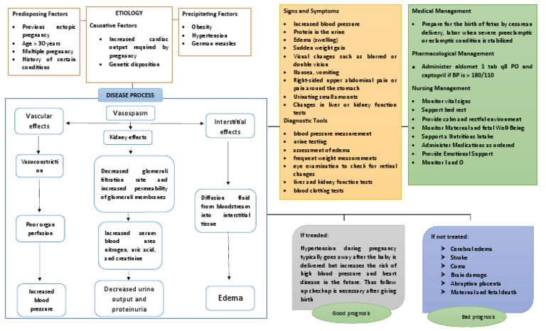 Concept Map | PDF | Hypertension | Edema