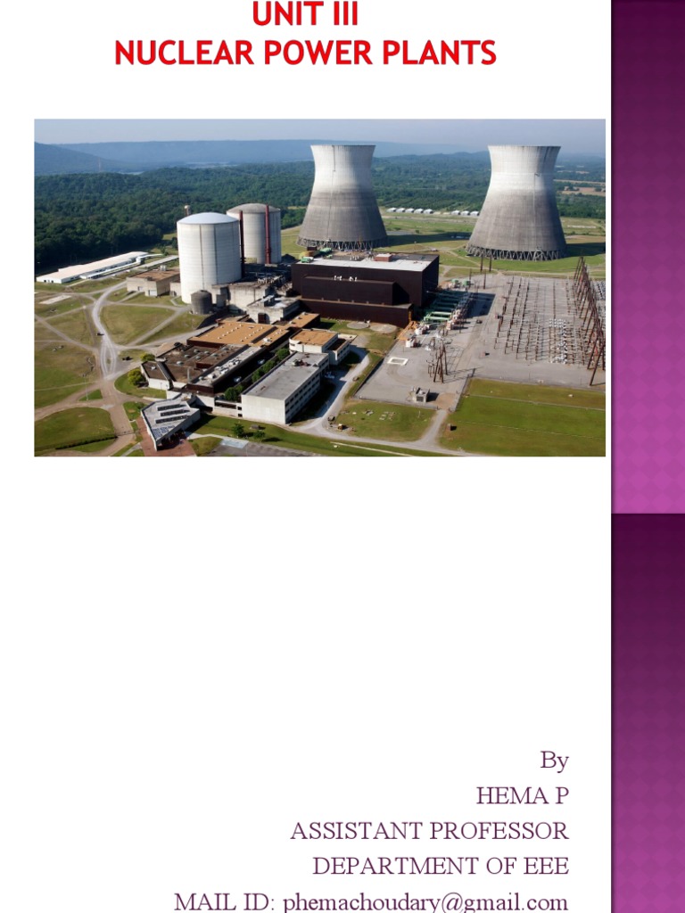 Nuclear Power Plant | PDF | Nuclear Reactor | Nuclear Reaction