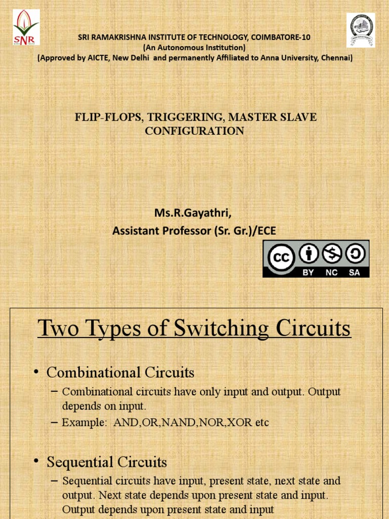 Flip-Flops, Triggering, Master Slave Configuration | PDF | Logic Gate ...
