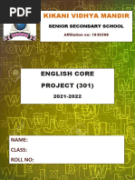 EVS Project Cover Page Design | PDF