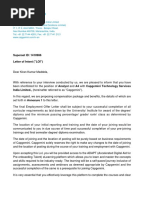 Capgemini Offer Letter | PDF