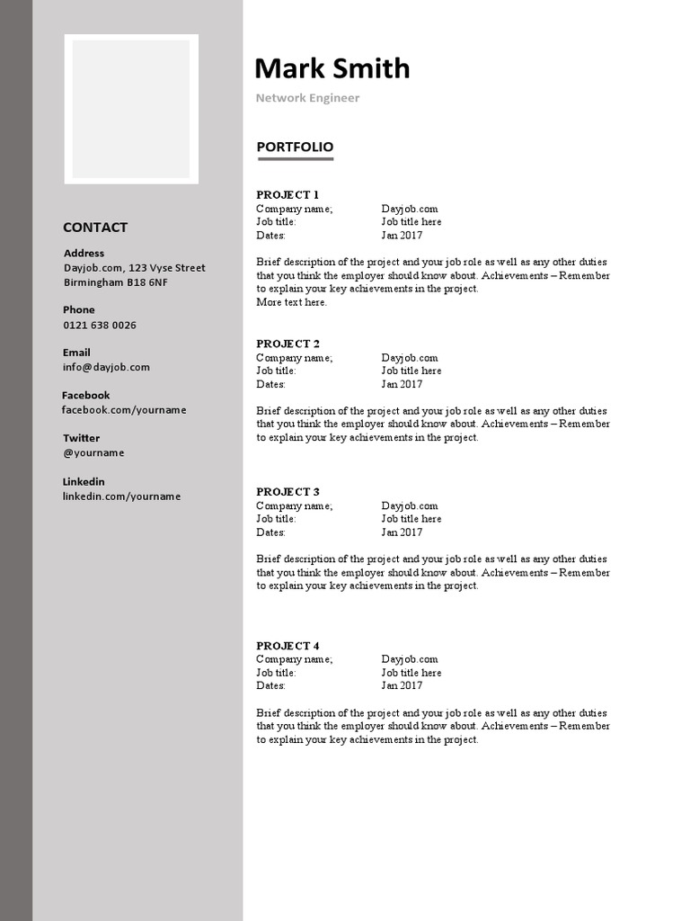 Network Engineer Portfolio Overview | PDF