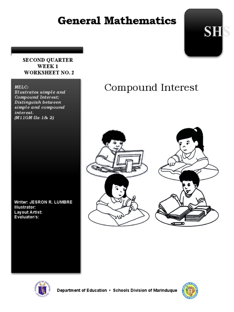 SHS-MATH-2nd Quarter 2 | PDF | Interest | Compound Interest