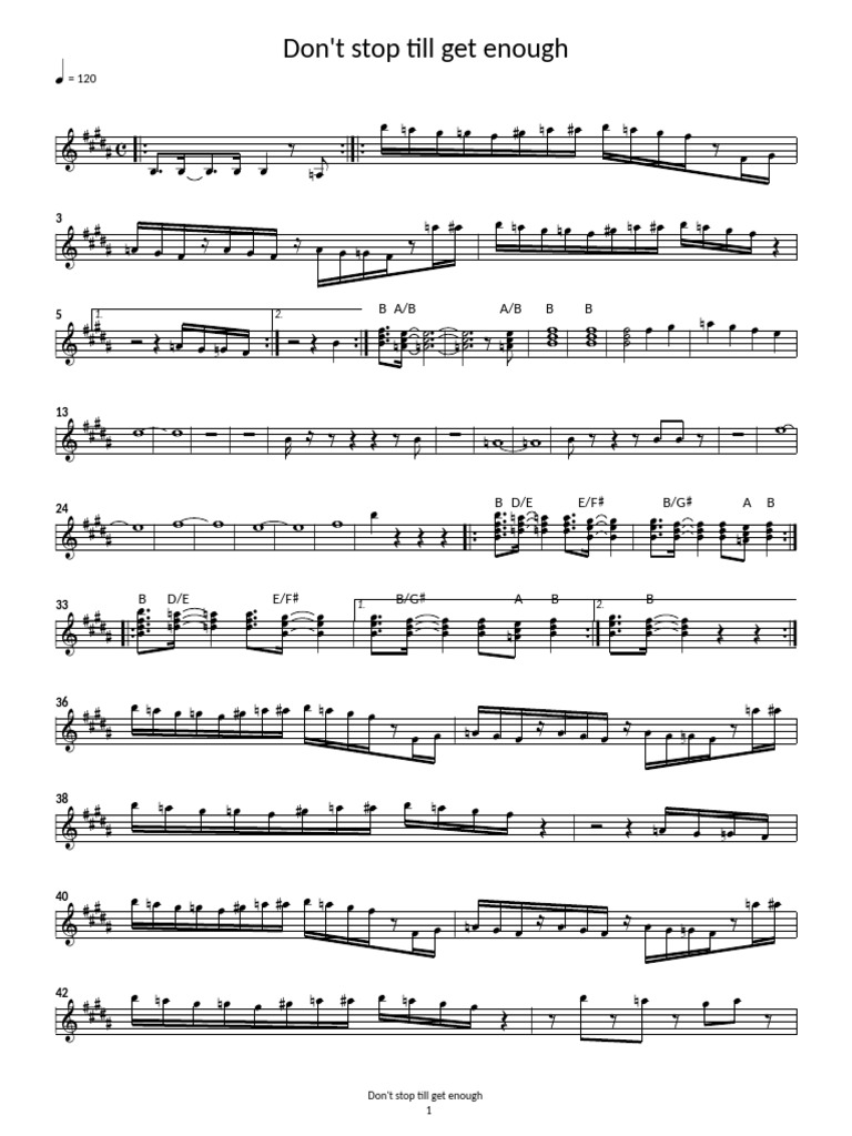 Don't Stop Till Get Enough | Descargar gratis PDF | Latin Script | Orthography