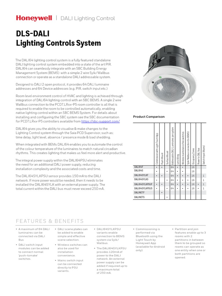 Dls-Dali Lighting Controls System | PDF | Lighting | Electrical Engineering