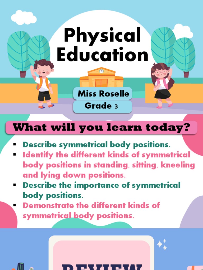 Grade 3 Symmetrical Body Positions Guide | PDF | Self-Improvement