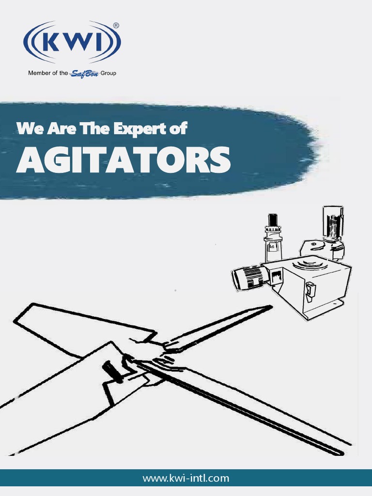 Agitator Brochure | PDF | Turbulence | Mechanical Engineering