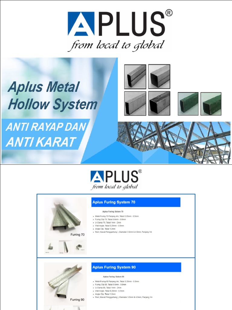 Brosur Aplus Hollow | PDF