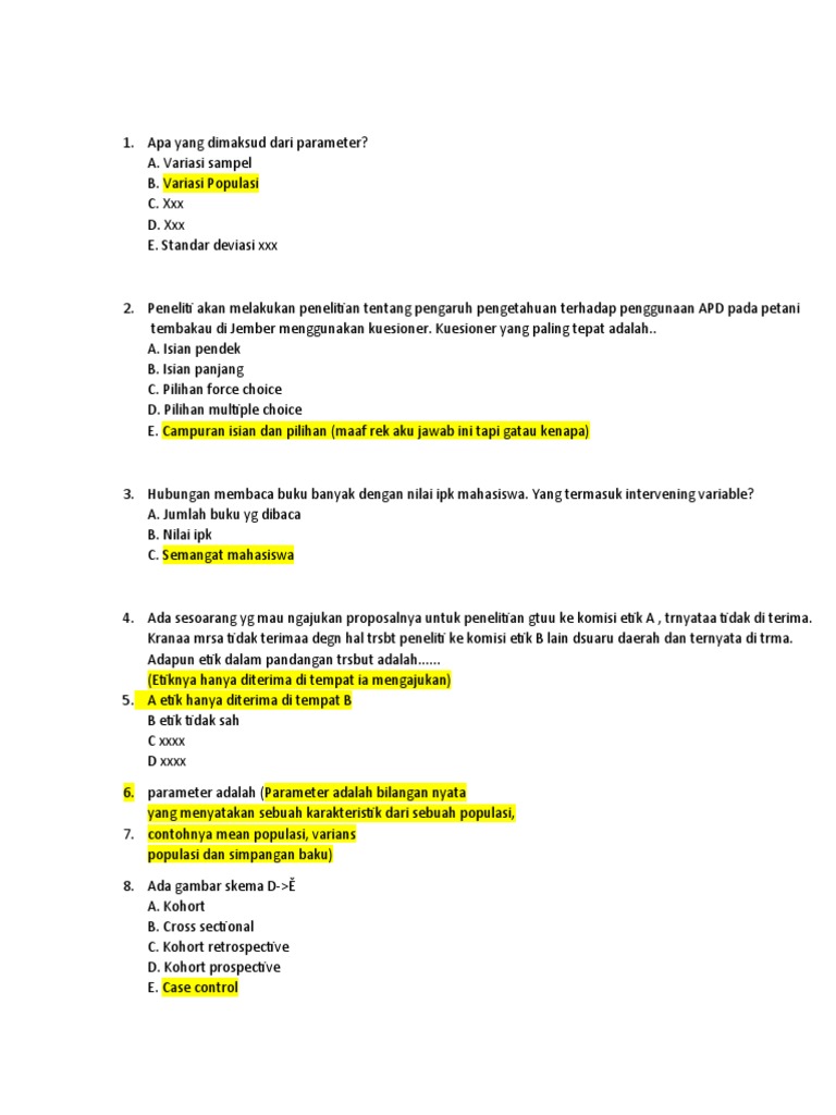 Soal Kompil Mku | PDF | Kesehatan Holistik | Sains & Matematika