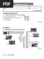 Answer Key For The 11th Grade English Final Test | PDF