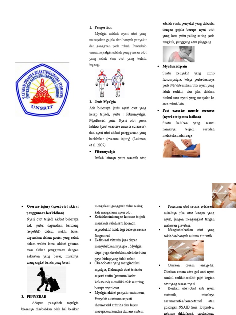 Leaflet Myalgia | PDF