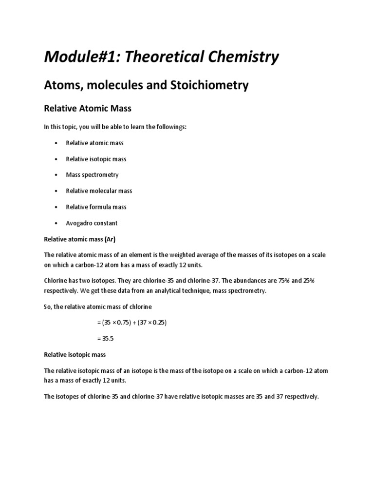 Module 1 - Chemistry | PDF | Intermolecular Force | Chemical Bond