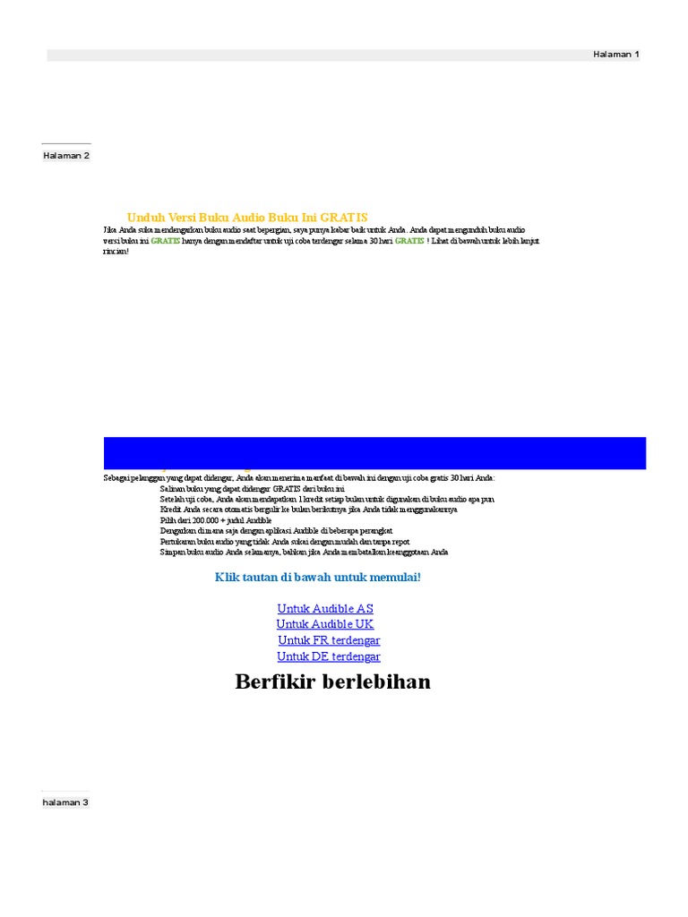 Overthinking - How To Remove and Release Your Mind | PDF