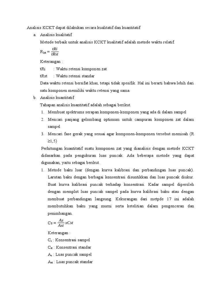 Analisis KCKT | PDF