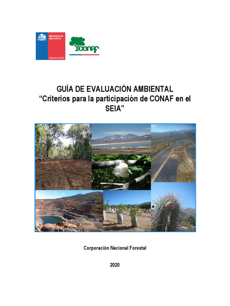 Guia Evaluacion Ambiental CONAF-2020 | PDF | Evaluación de impacto ...