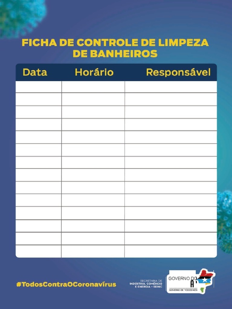 Controle Limpeza Banheiros | PDF