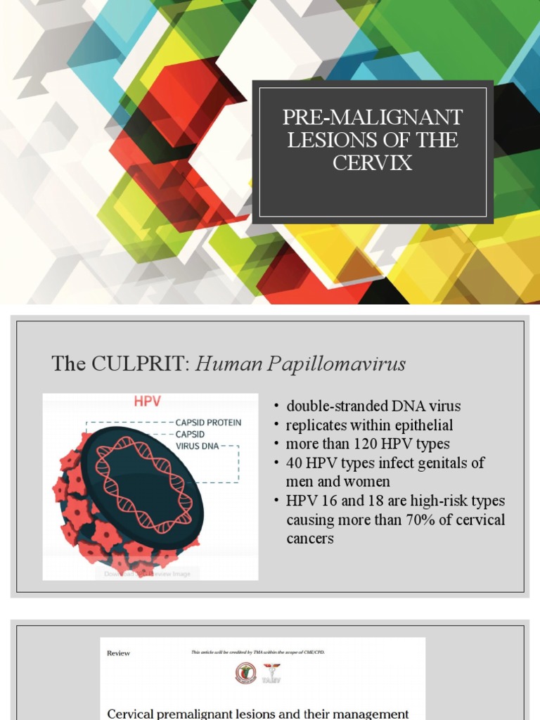Premalignant Lesions of The Cervix | PDF | Cervical Cancer | Health ...