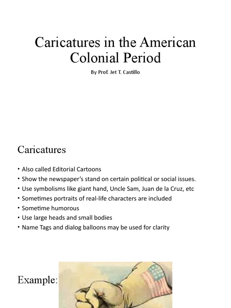 Caricatures in The American Colonial Period | PDF | Philippines