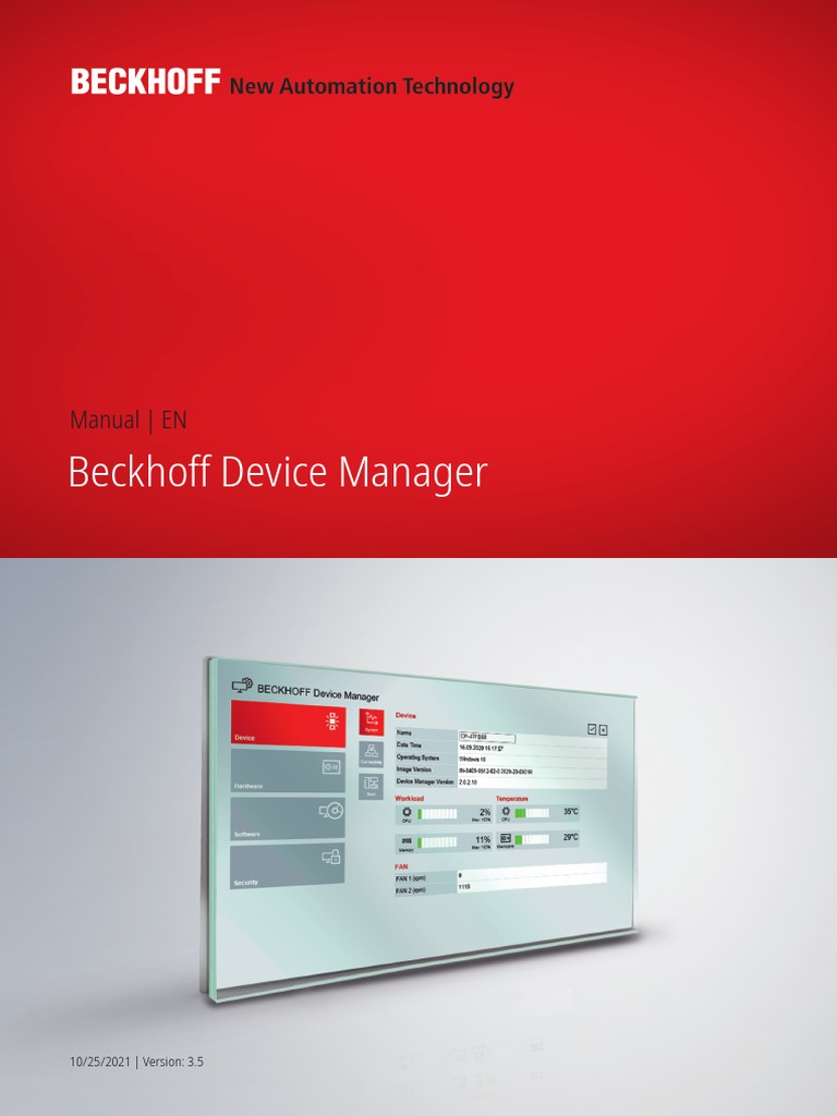 Beckhoff Device Manager - en | PDF | Public Key Certificate | Microsoft ...