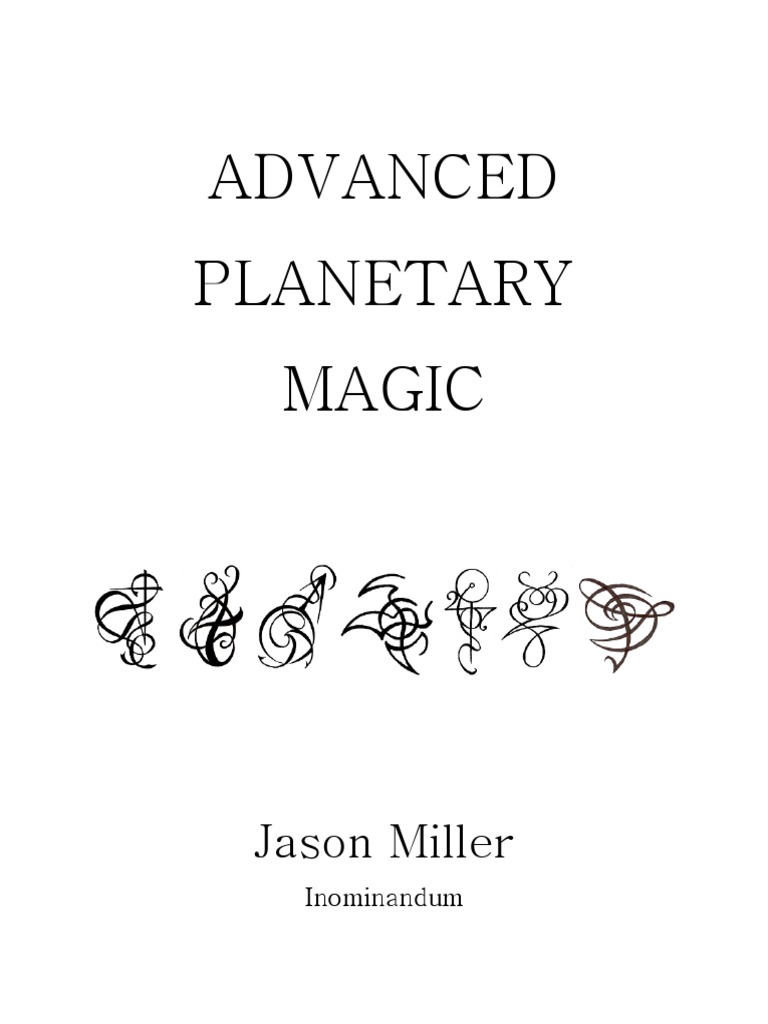 Advanced Planetary Magic | PDF | Planets In Astrology | Planets