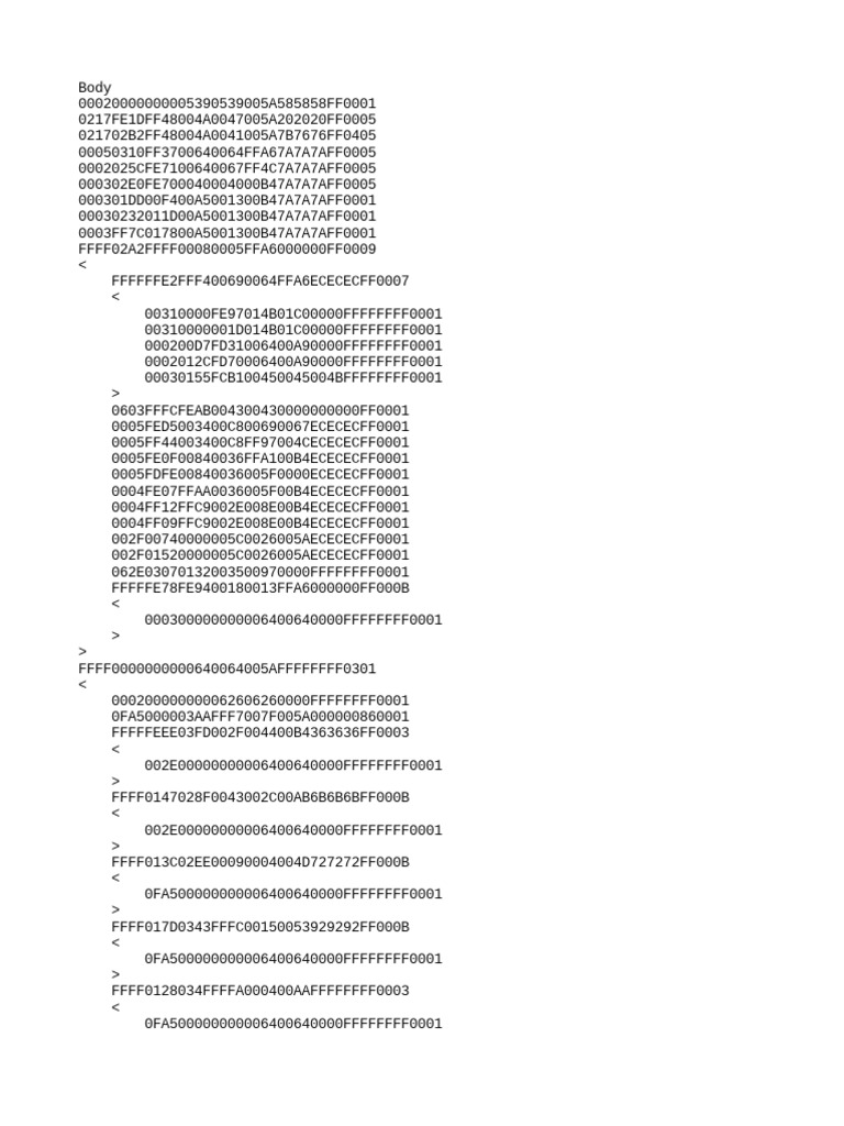 Hexadecimal Data Structure Analysis | PDF | Technology & Engineering