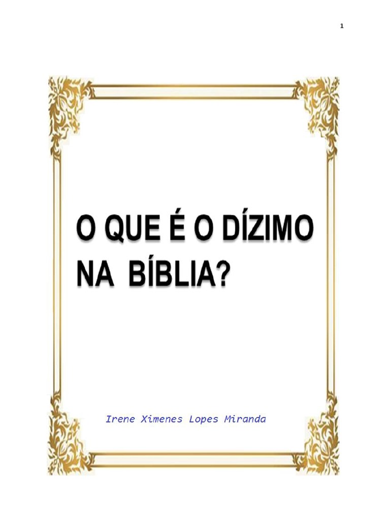 Uma análise bíblica sobre o verdadeiro significado e propósito do ...