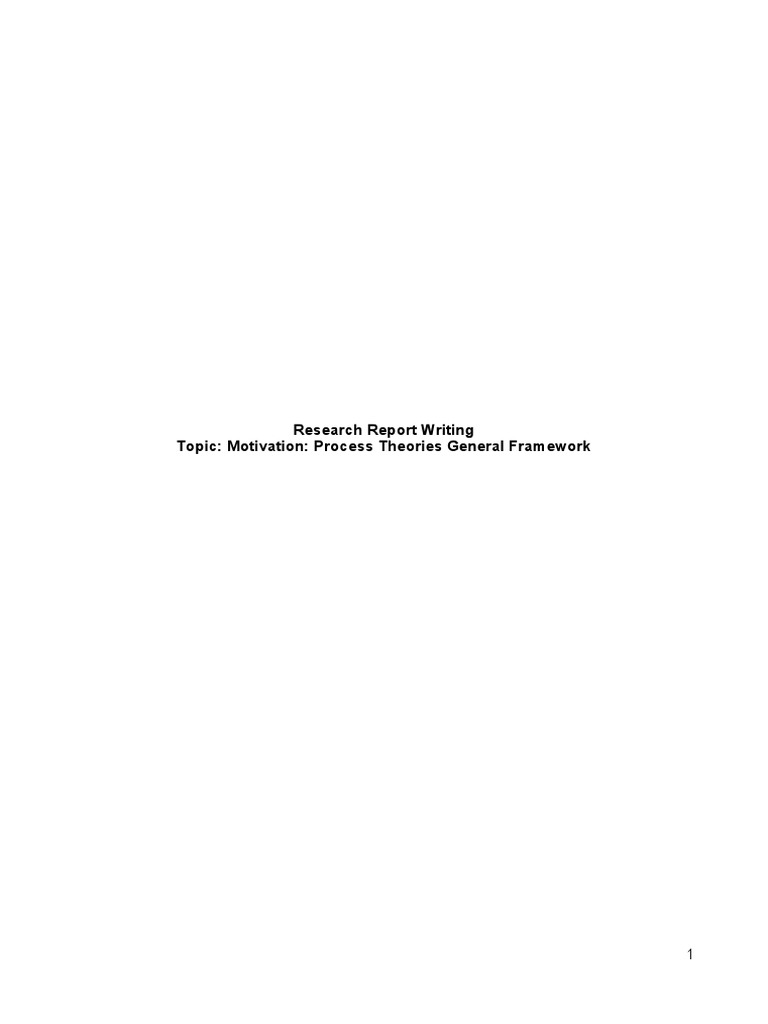 Process Theories of Work Motivation: An Overview of Key Concepts and ...