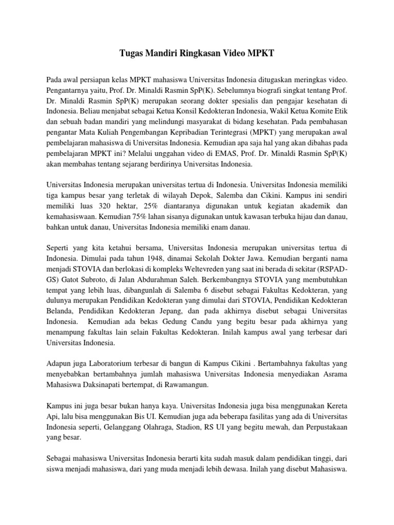 Ringkasan MPKT | PDF | Perjalanan