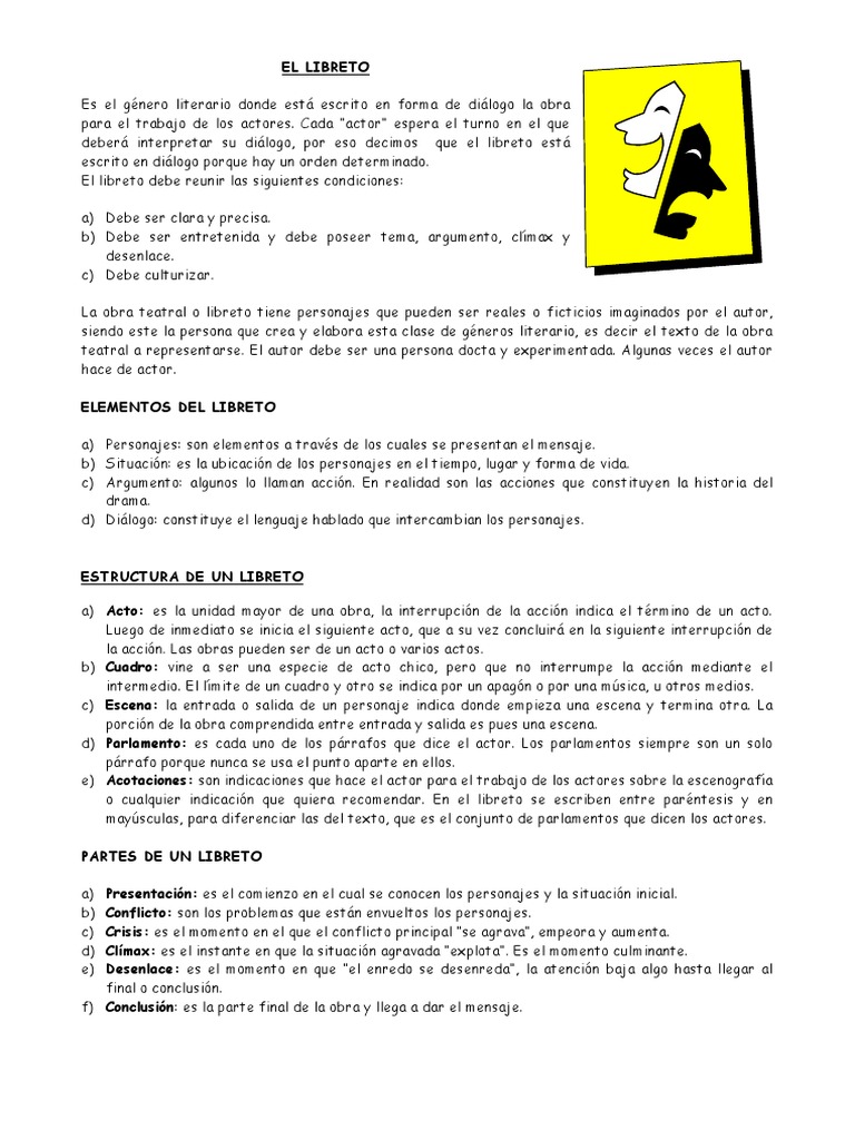 El Libreto | PDF | Teatro | Cuentos